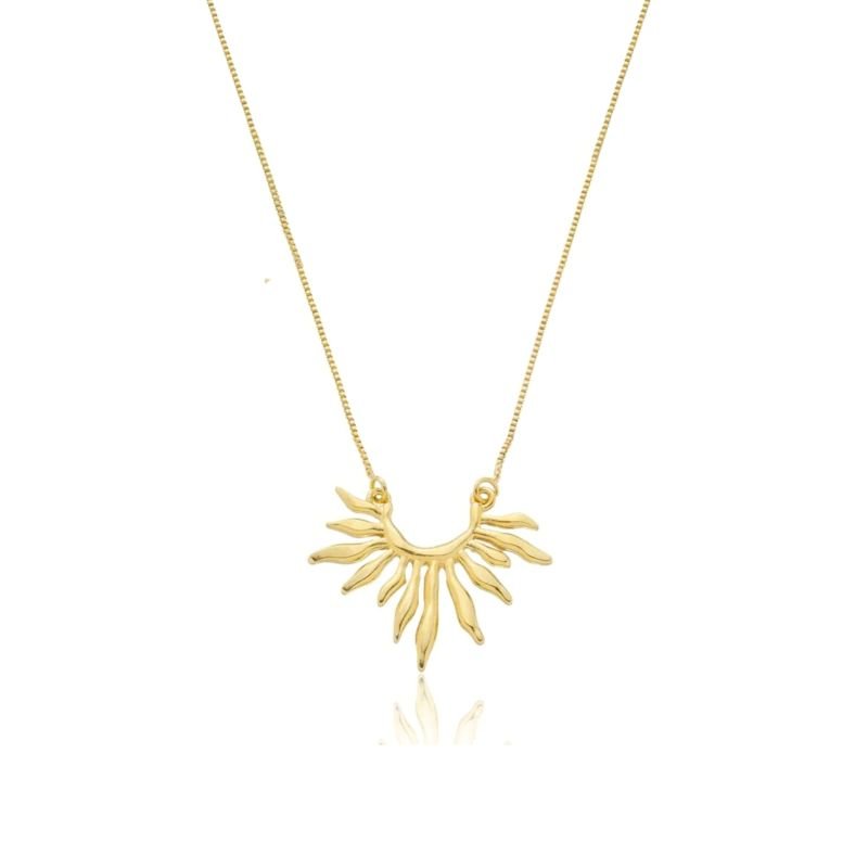 Vanité Folheados no Atacado | Revenda e empreenda - COLAR SOLAR BANHADO ...